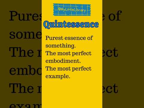 QUINTESSENCE