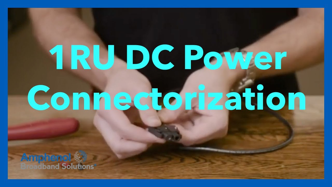 1RU DC Power Connectorization