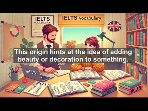 IELTS 6.5 Vocabulary Lesson: Adorn - Meaning, Common errors, Synonyms and Antonyms