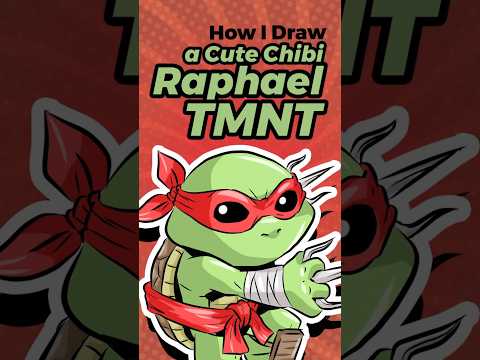 Timelapse Drawing Raphael TMNT by Ibis Paint X #shorts #drawing