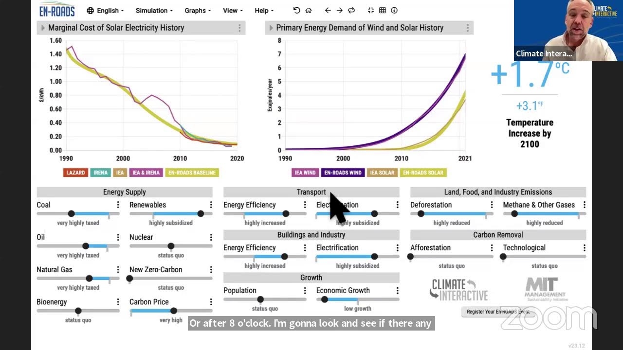 LIVE from COP28: The En-ROADS Climate Workshop