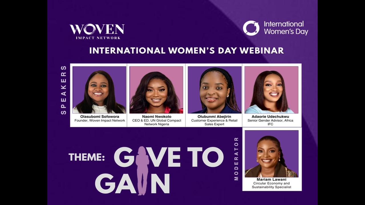 International Women's Day Webinar #givetogain