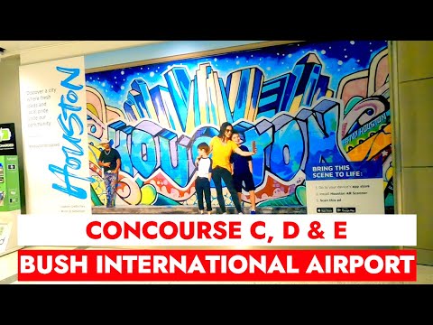 ✈️Concourse C, D, E | George Bush Intercontinental Airport | IAH | Houston, Texas