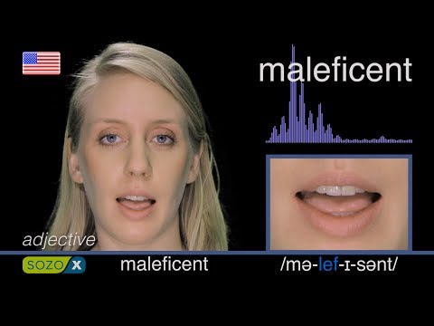 How To Pronounce MALEFICENT like an American English Pronunciation IPA 英語 発音 토익 tesl toeic ielts ESL
