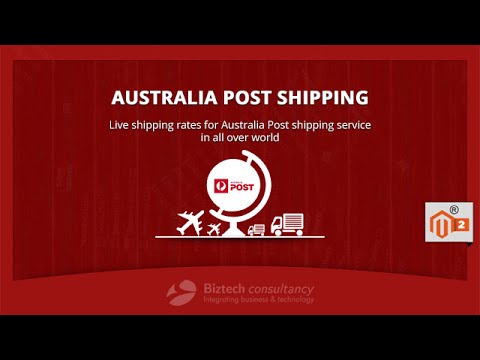 Magento 2 Australia Post Shipping Extension - Backend by Biztech Store