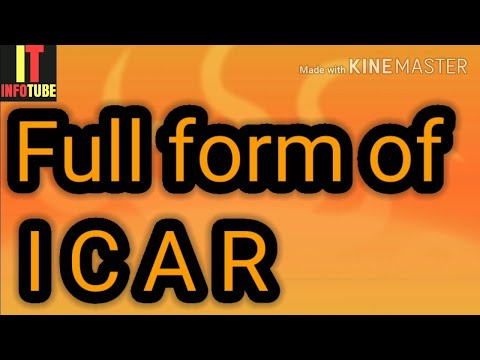 Full form of ICAR | what is ICAR | ICAR full form