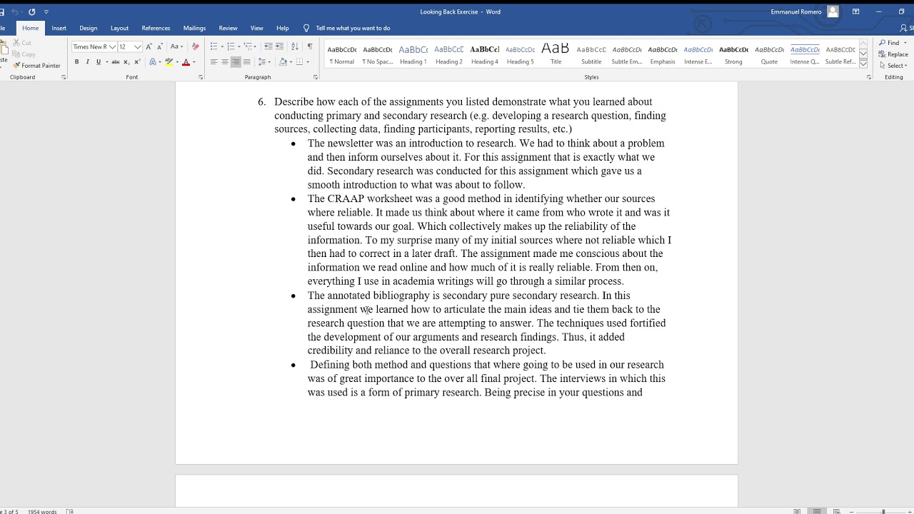 Final Multimodal Reflection ER