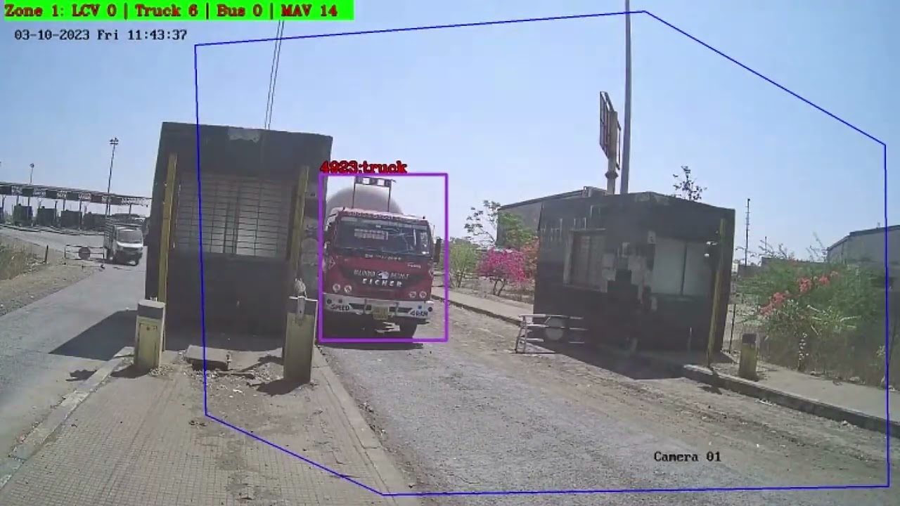 Automatic Vehicle Classification with Axle Count Using AI Video Analytics