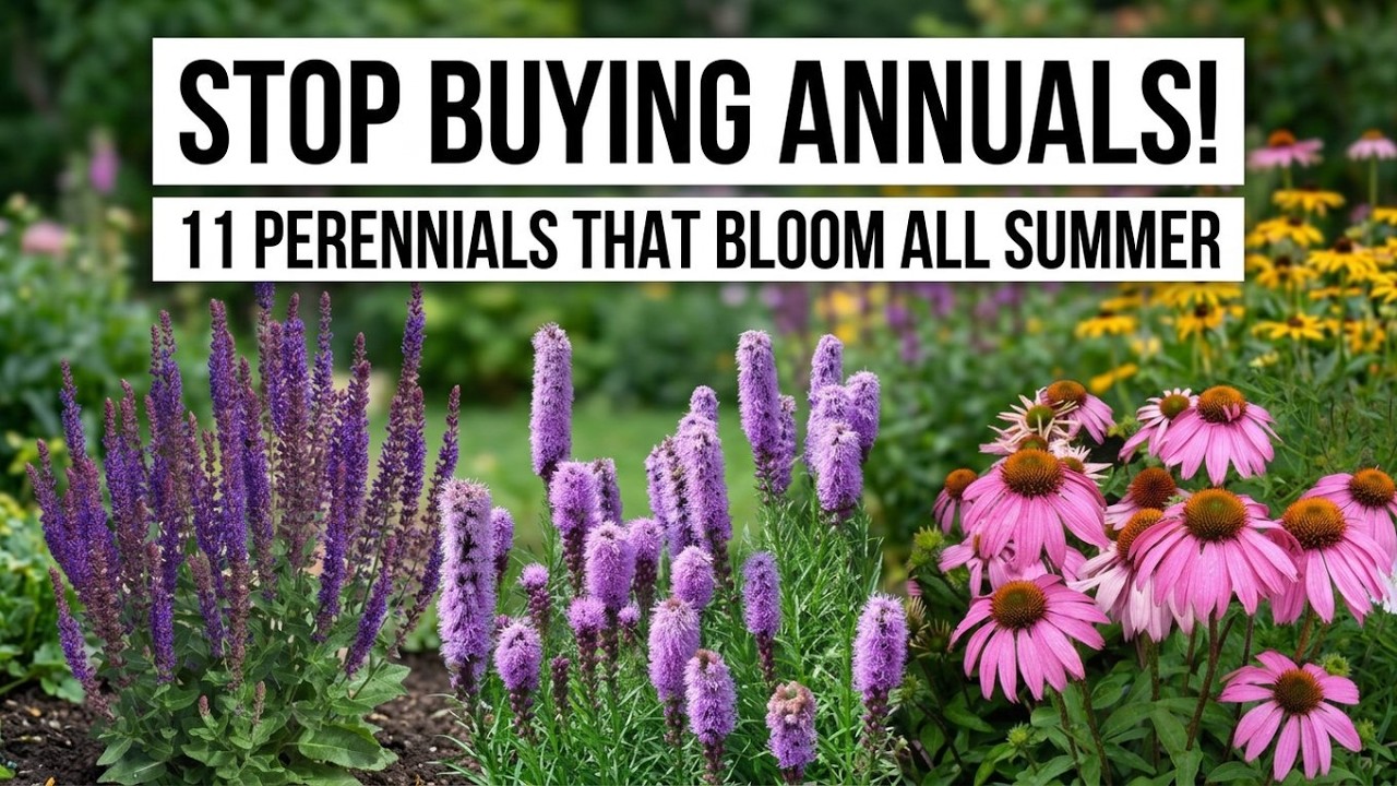 Stop Buying Annuals: 11 Perennial Flowers That Bloom ALL Summer (Every Year)