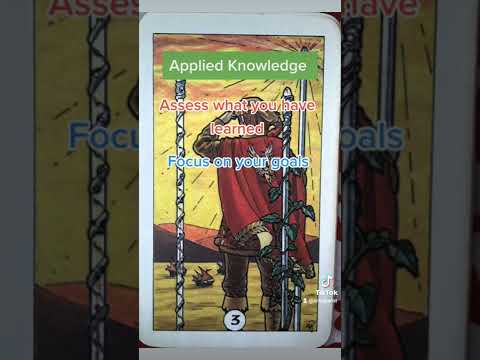 Three of Wands Tarot Card Meaning - Applied Knowledge #wisdom #craigtarot #tarot