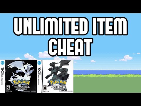 Unlimited Items Cheat in Pokemon Black & White (Action Replay Code)