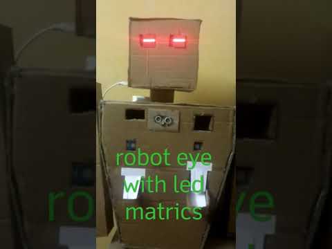 Robot eye with led matrics|ATL TECH ANIS.