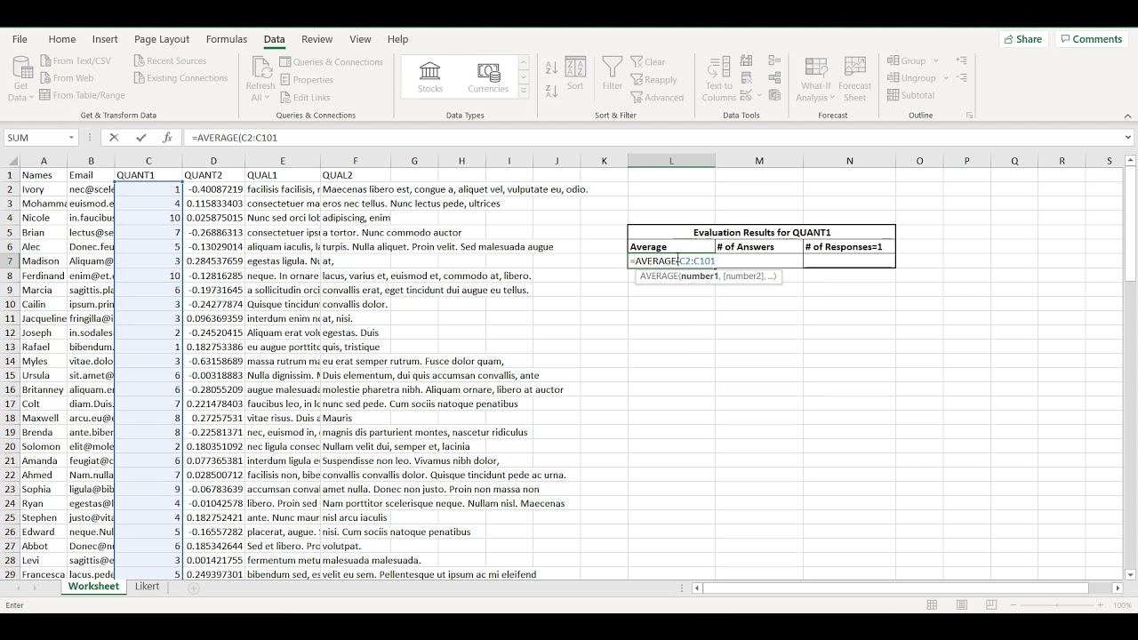 Program Evaluation 101 Tutorial