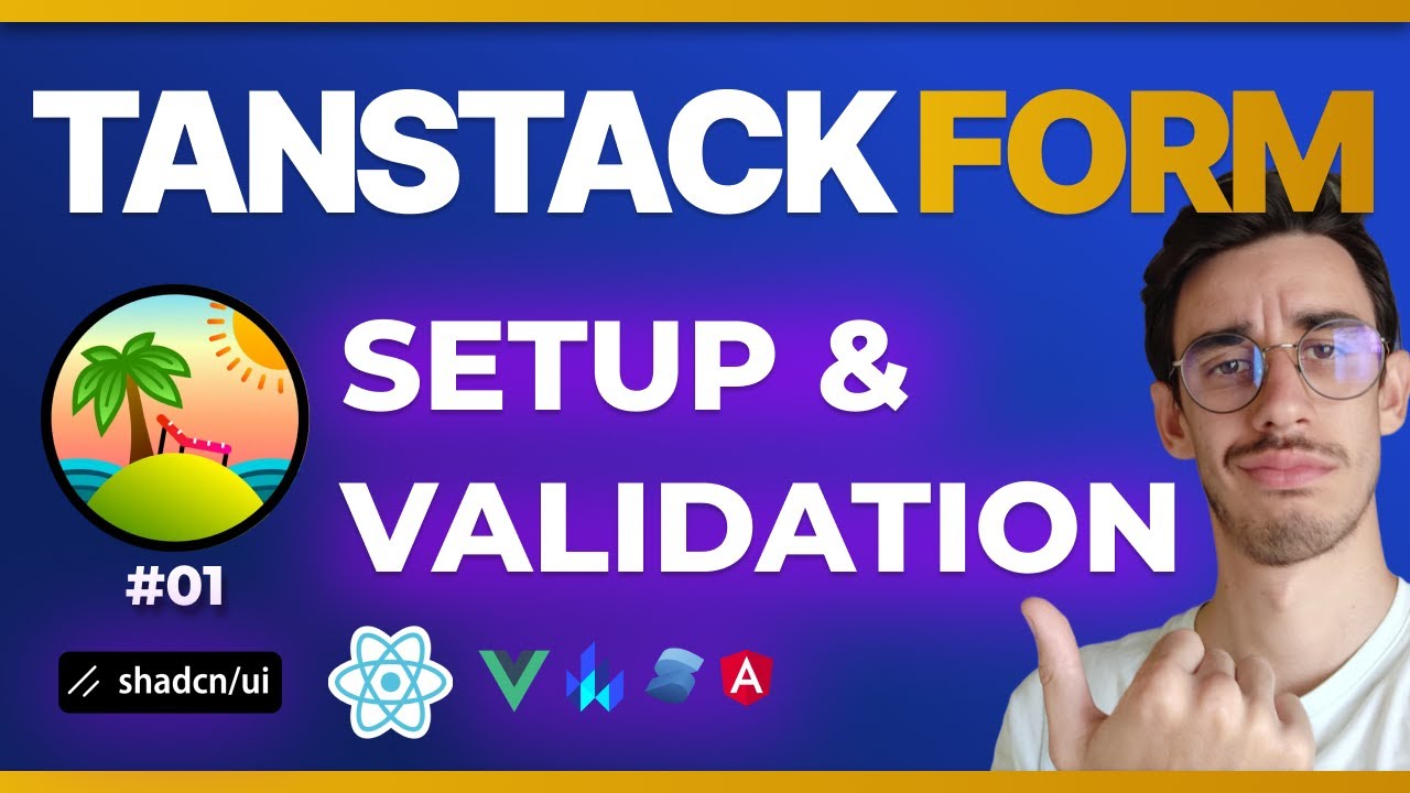 TanStack React Form: Basic Validation (with shadcn/ui & React)