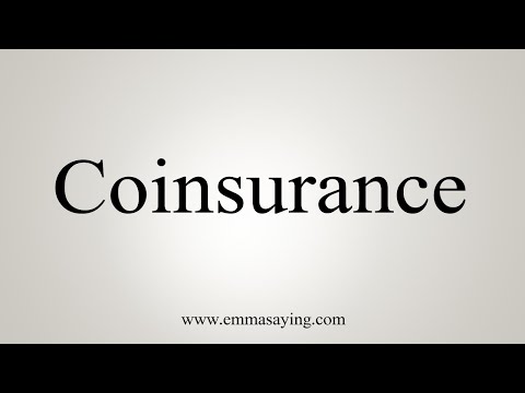 How To Say Coinsurance