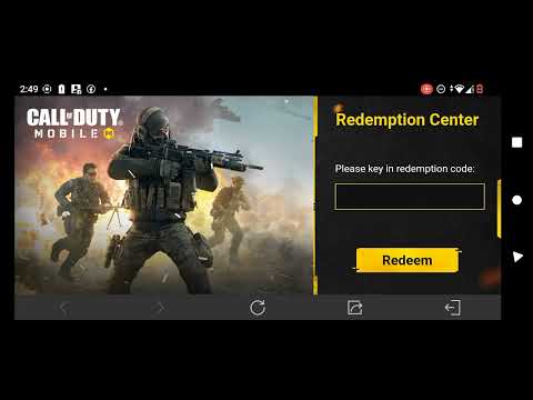 how to find the redemption center in codm