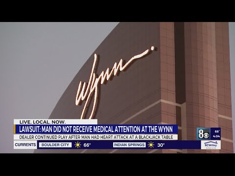 Man suffering cardiac arrest in Las Vegas casino left slumped over as dealer continued play, lawsuit