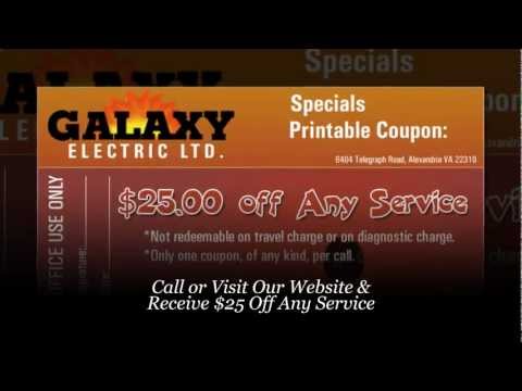 MD Electricians - Receive $25 Coupon: Galaxy Electric (301) 530-1002
