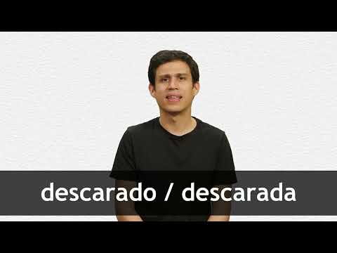English Translation of “DESCARADO” | Collins Spanish-English Dictionary