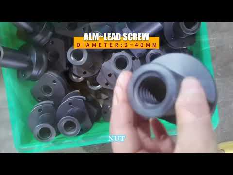 Delrin nut POM PTFE different material lead nuts