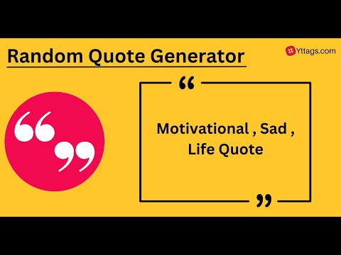 Random Quote Generator | FREE Random Quote of the Day Generator