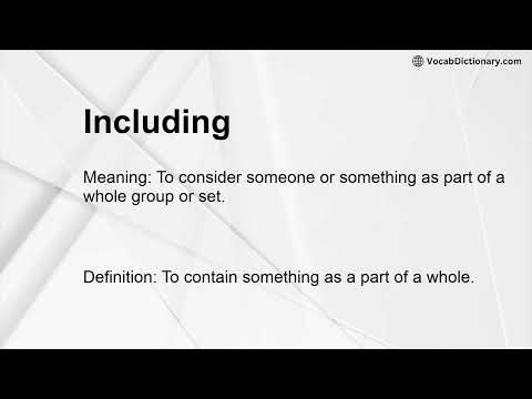 Including Meaning