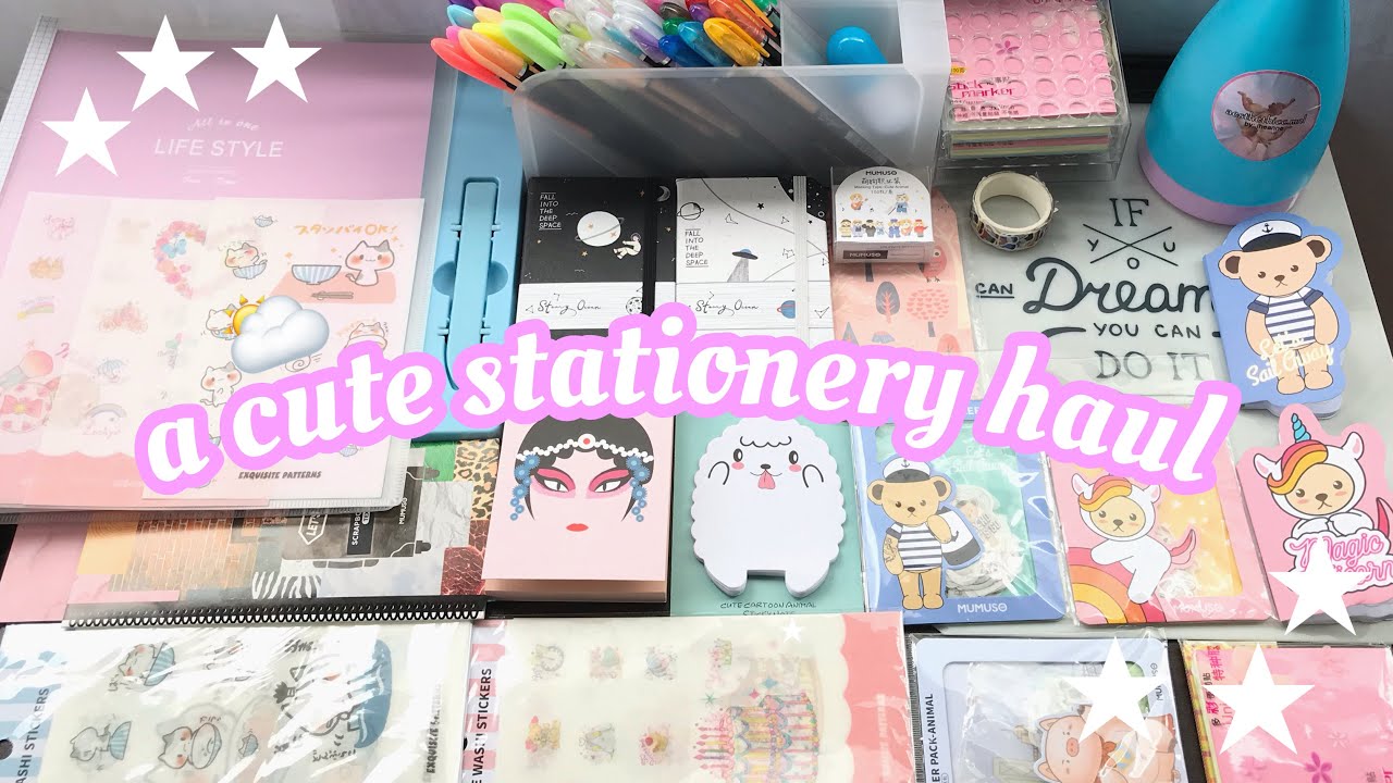shopee & mumuso stationery haul🌟 (sticky notes, stickers, washi tapes, etc.) cute and aesthetic ph