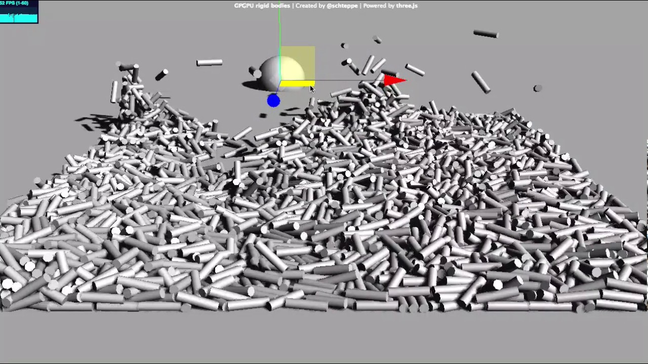 WebGL GPGPU physics simulation