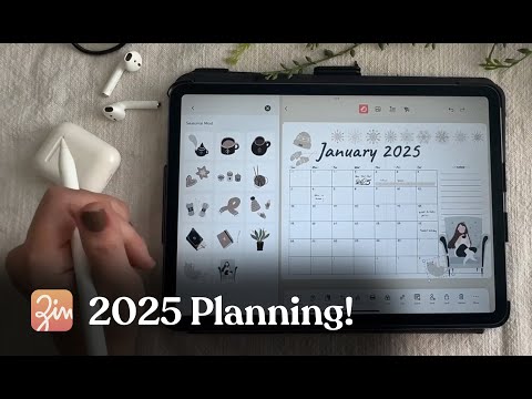 2025: Plan with Me – Zinnia Digital Planner