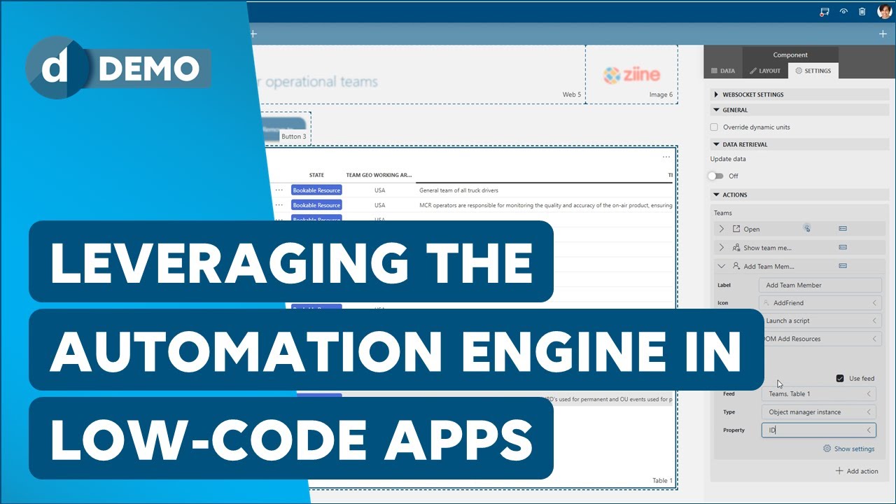 Leveraging the Automation Engine in Low-Code Apps