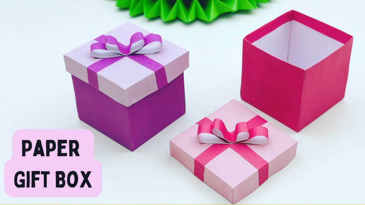DIY MINI PAPER GIFT BOX / Paper Craft / Easy Origami  Gift Box DIY / Paper Crafts Easy / Gift Ideas