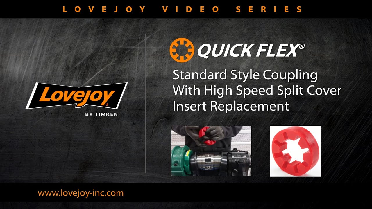 Lovejoy QUICK FLEX Couplings Insert Replacement Demo