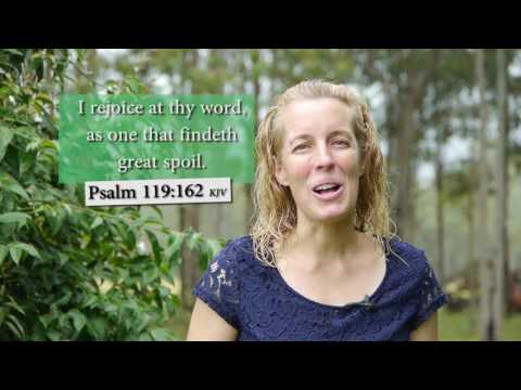 How to sing Psalm 119:162 KJV - I rejoice at thy word - Musical Memory Verse
