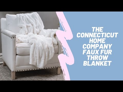 The Connecticut Home Company Faux Fur Throw Blanket | $100k Bonuses in Description
