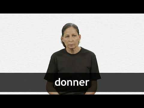 English Translation of “DONNER” | Collins French-English Dictionary