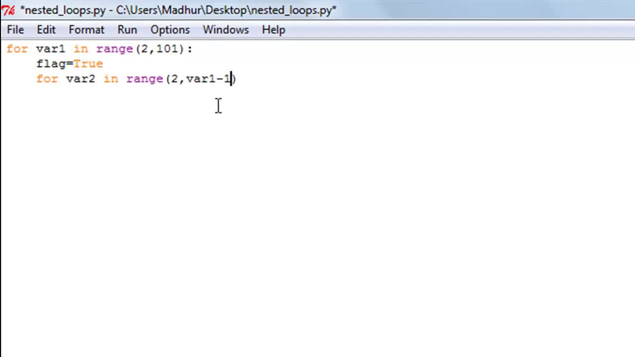 Python Programming Tutorial   21   Nested Loops HfzCpDilEVM