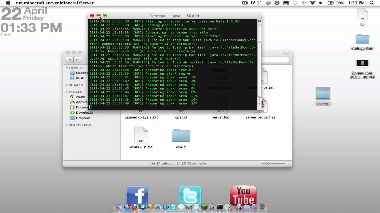 How to Make A Minecraft Server on Mac, Windows, Or Linux.