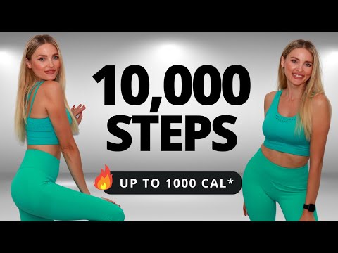 🔥 10,000 Steps Workout, Burn up to 1000 cal* | Walking Workout 🔥