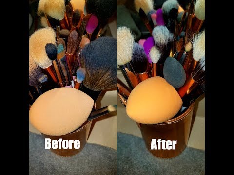 How To: Clean Makeup Brushes/Sponges for Under $2