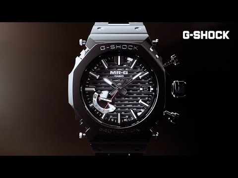 G-SHOCK MRG-B2100B WITH DIMENSIONAL LATTICEWORK DIAL