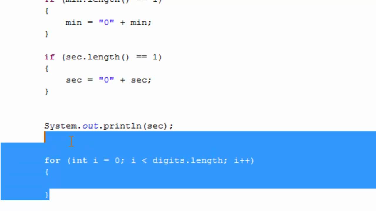 Java Tutorial - Digital Clock (Part 2)