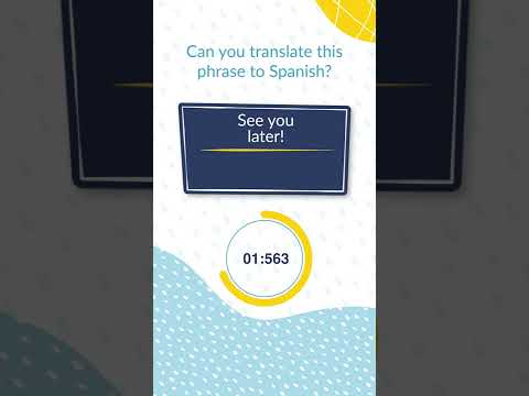Pop Quiz: Say "See you later" in Spanish! #Short