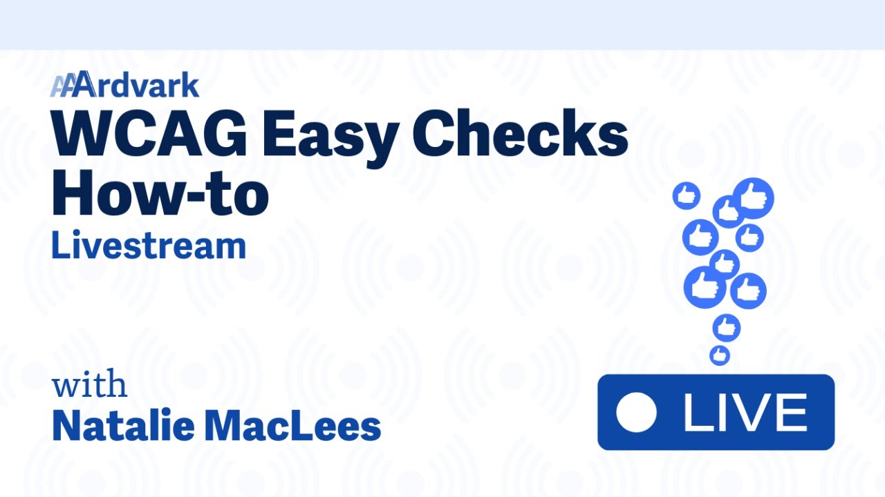 Get Started with Accessibility Testing with WCAG Easy Checks Part 2