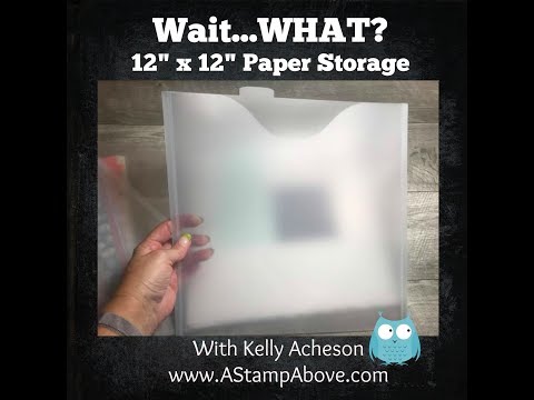 12" x 12" Paper Storage