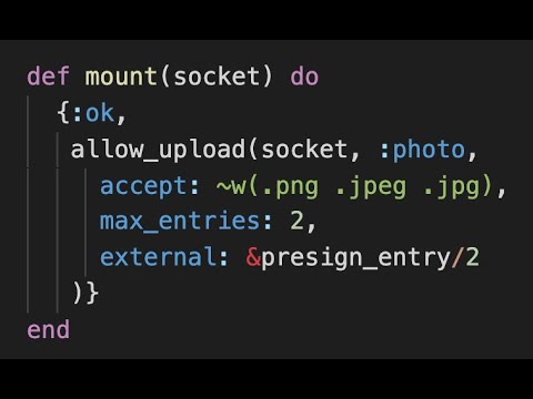 How to achieve file uploads with Phoenix LiveView - Questions / Help - Elixir Programming ...