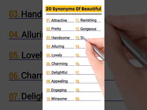 synonyms of beautiful, learn synonyms of beautiful #synonyms