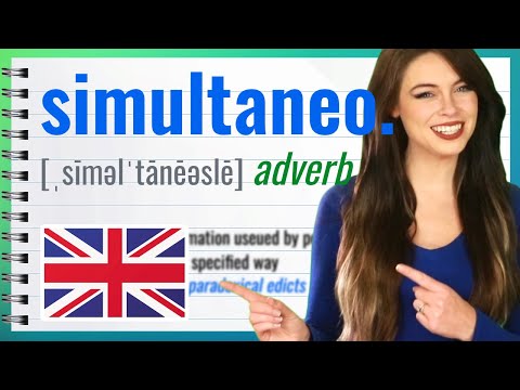 SIMULTANEOUSLY (C1 Advanced) Learn English Vocabulary