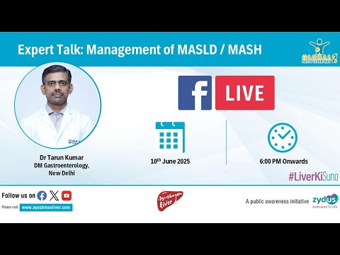 Expert Talk "Management of MASH/MASLD" with Dr. Tarun Kumar