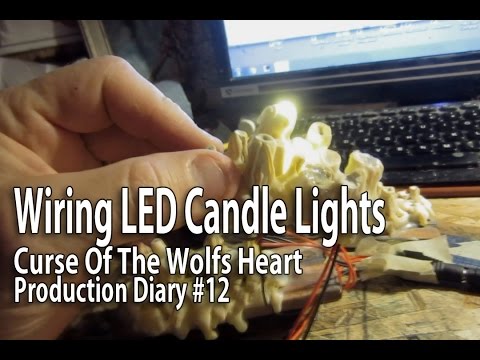 Stop Motion Animation - Wiring LED Candle Lights