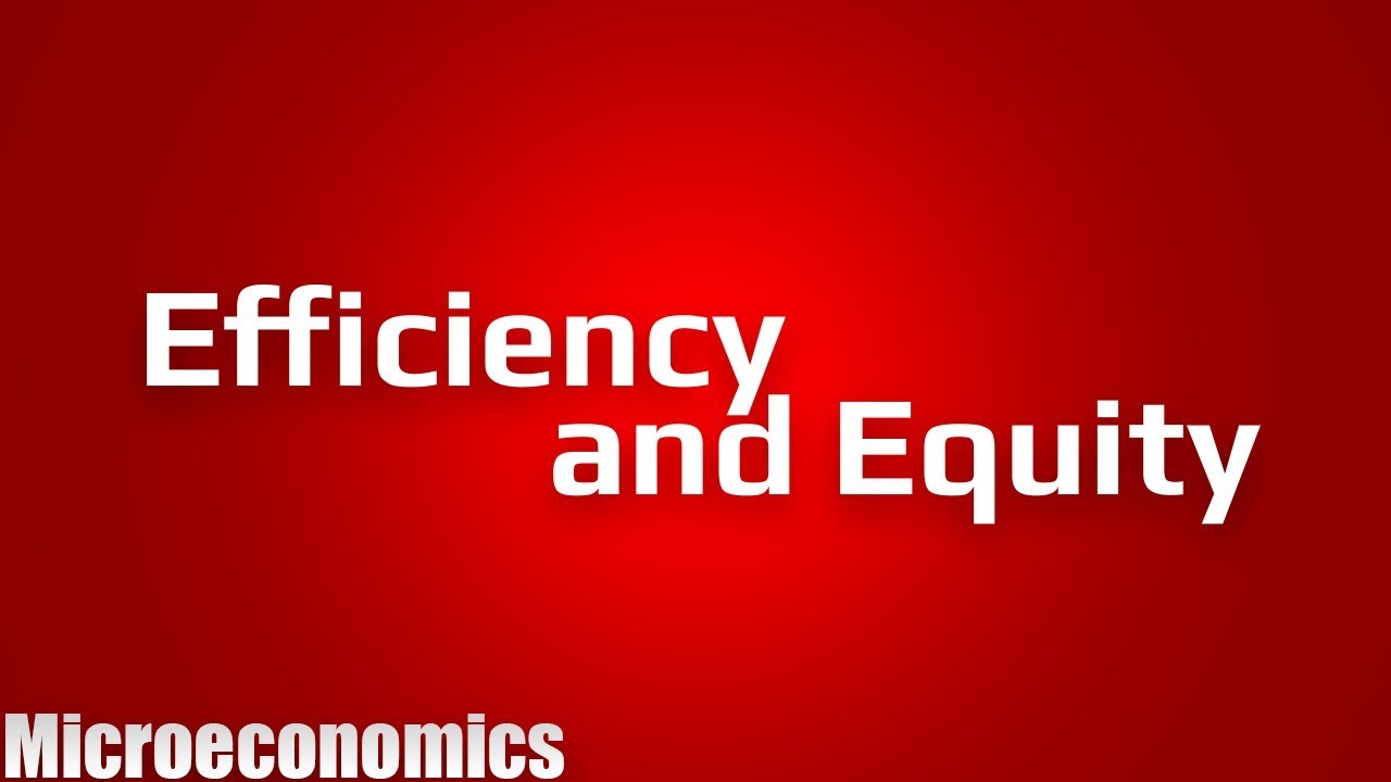 Resource Allocation Methods - Efficiency and Equity (1/4) | Principles of Microeconomics
